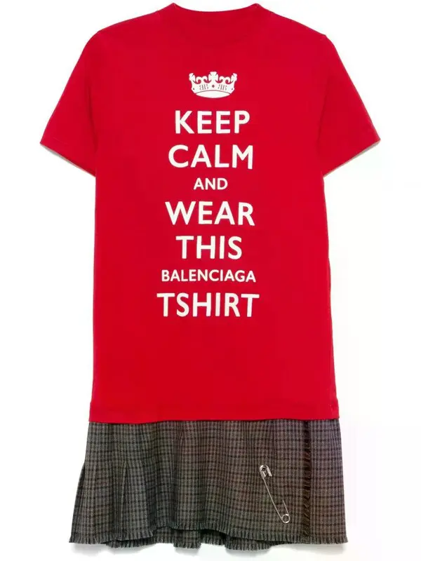 Balenciaga Keep Calm Midi Dress