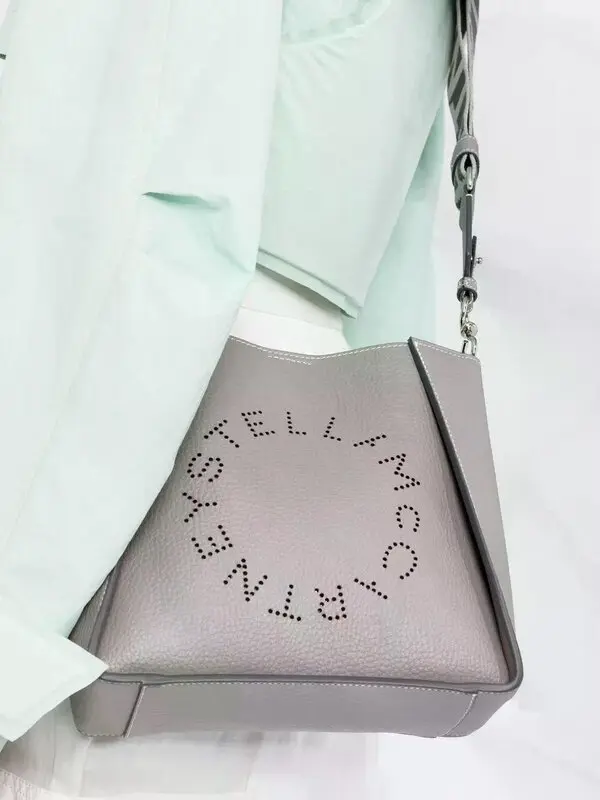 Stella McCartney Stella Logo Shoulder Bag - Grey