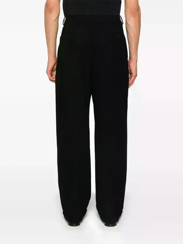 Saint Laurent Striped Flannel Trousers
