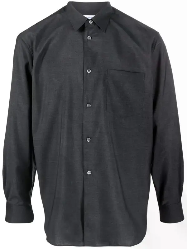 Comme Des Garçons Long-sleeve Wool Shirt