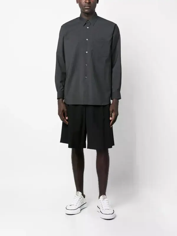 Comme Des Garçons Long-sleeve Wool Shirt