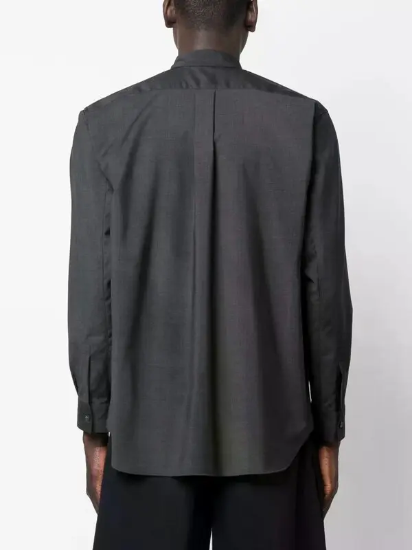 Comme Des Garçons Long-sleeve Wool Shirt