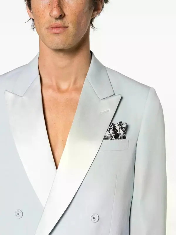 Off-White Peak-lapels Double-breasted Blazer