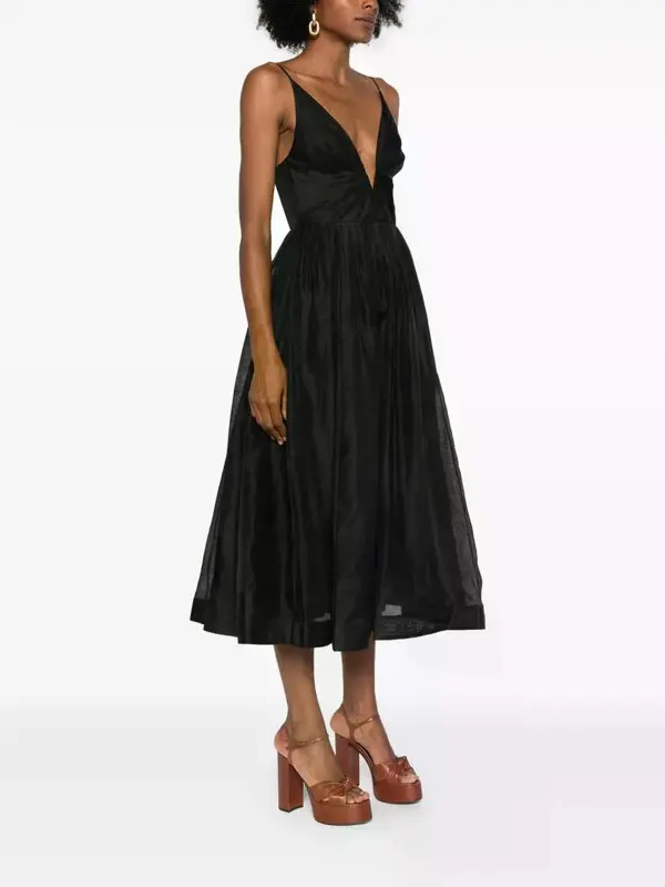 Zimmermann Illustration V-neck Midi Dress