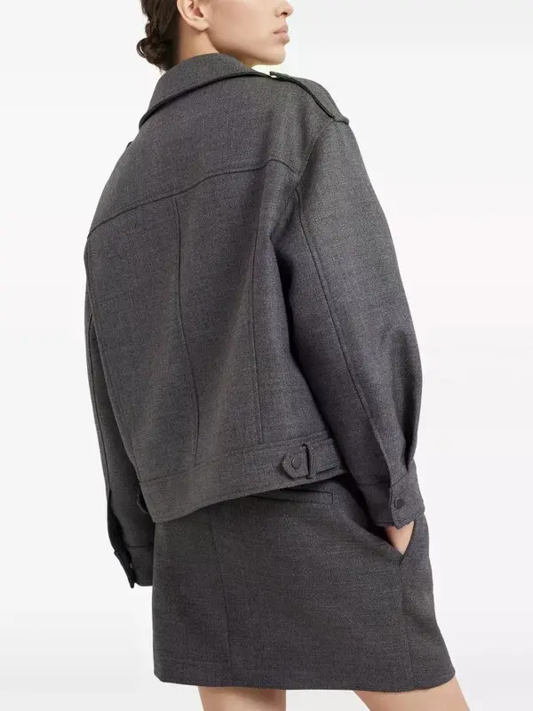 Brunello Cucinelli Virgin Wool Biker Jacket