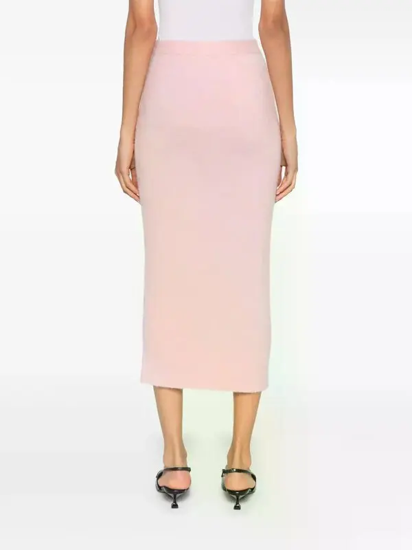 SELF-PORTRAIT Knitted Midi Skirt