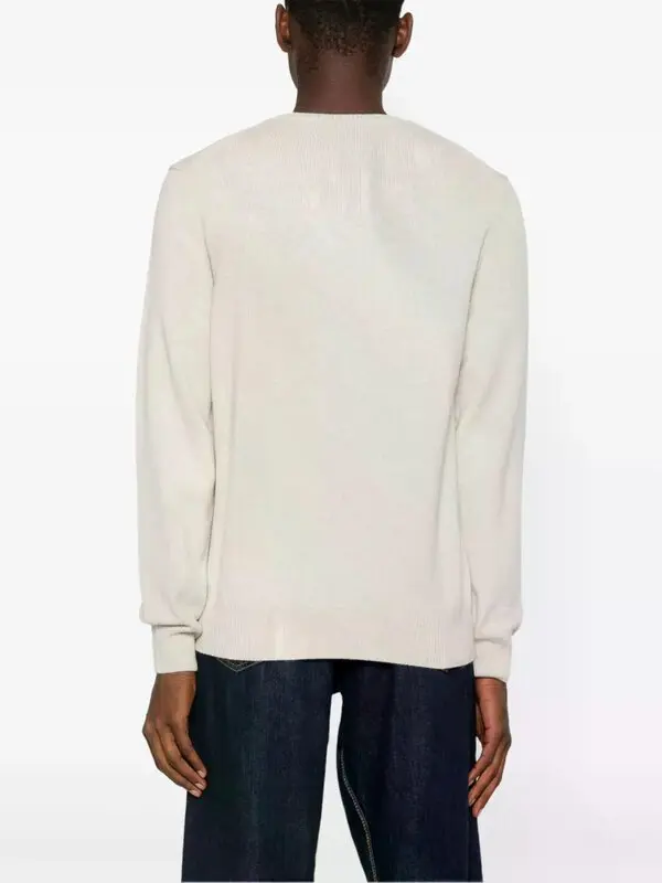 ZANONE Virgin Wool Crew Neck Sweater - Neutrals