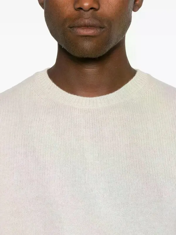 ZANONE Virgin Wool Crew Neck Sweater - Neutrals