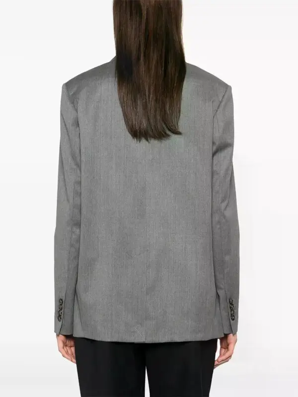 Loulou De Saison Tailored Double-breasted Twill Blazer