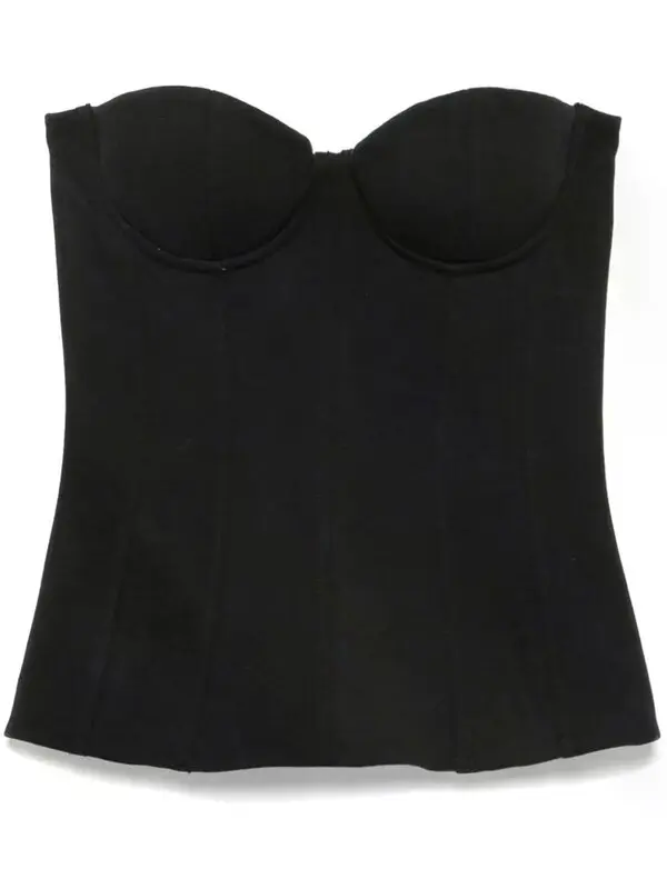 Vetements Molleton Corset - Black