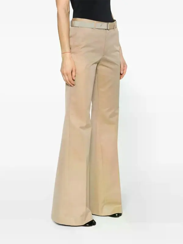Sacai Flared Belted Trousers