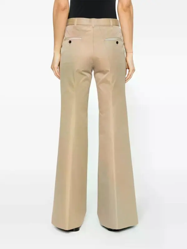 Sacai Flared Belted Trousers