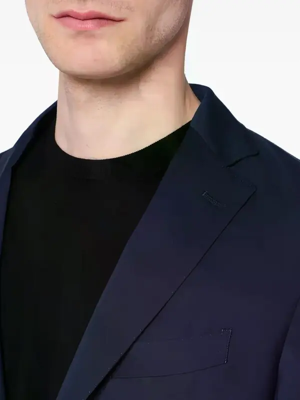 SANTANIELLO Single-breasted Blazer - Blue