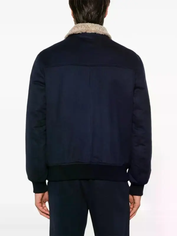 Brunello Cucinelli Shearling-collar Bomber Jacket