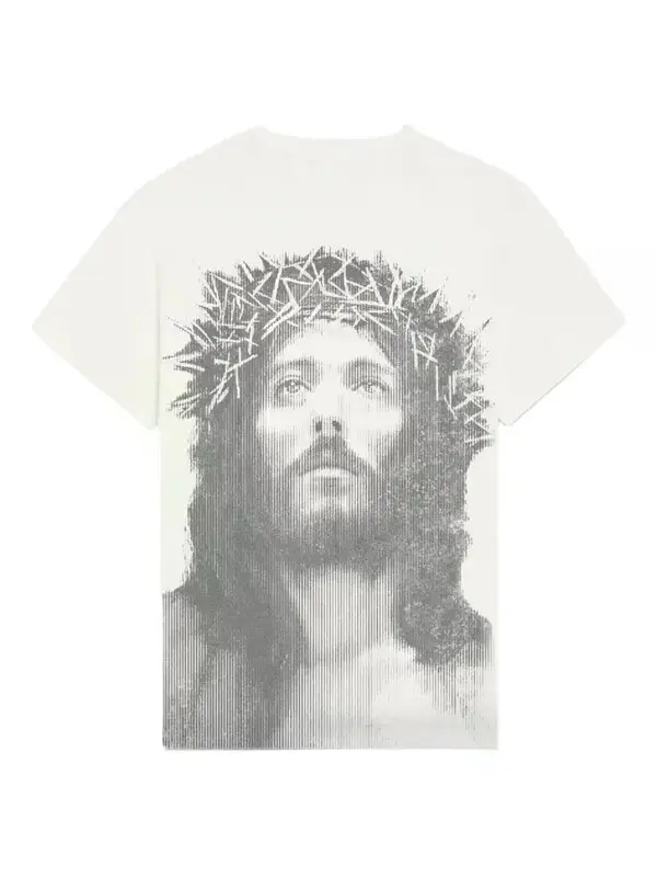 IH NOM UH NIT Christ-image Print T-shirt