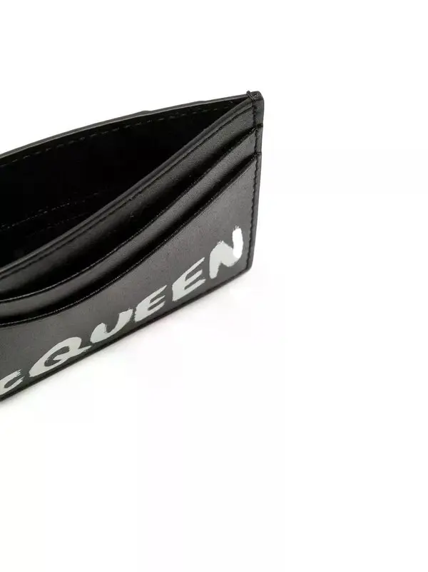 Alexander McQueen Logo-print Leather Cardholder