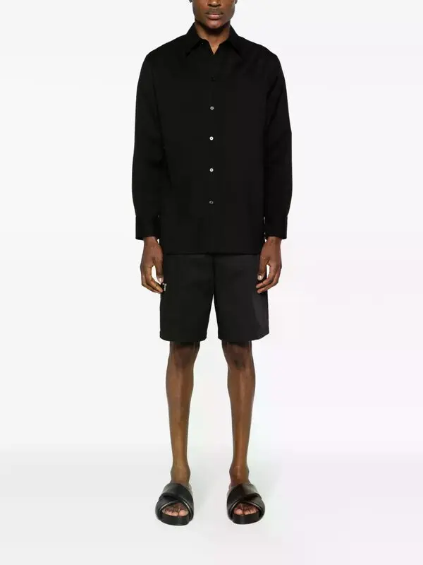 JIL SANDER Long-sleeve Wool Shirt