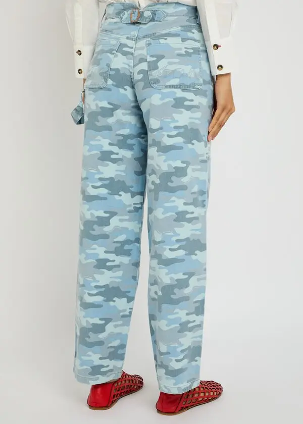 DAMSON MADDER Drew Camouflage Straight-leg Jeans