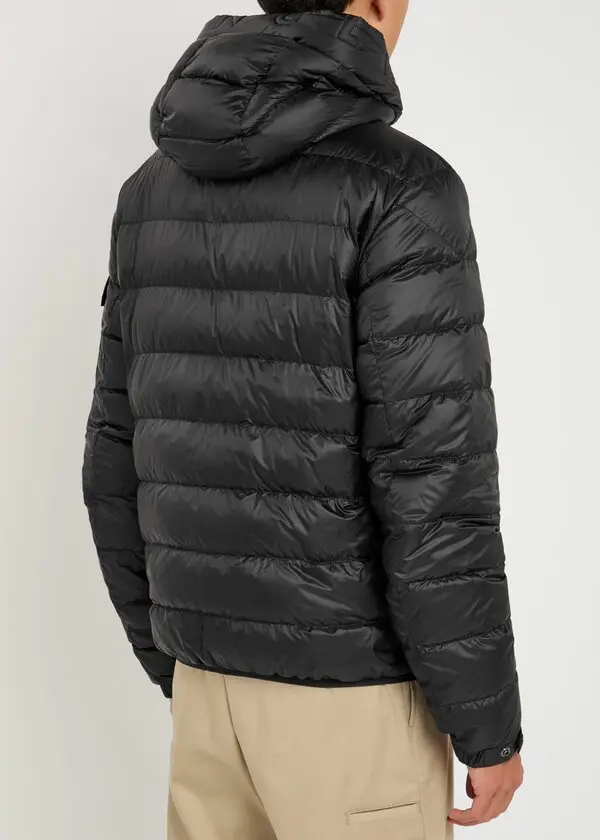 Moncler Najan Quilted Hooded Shell Jacket - Black