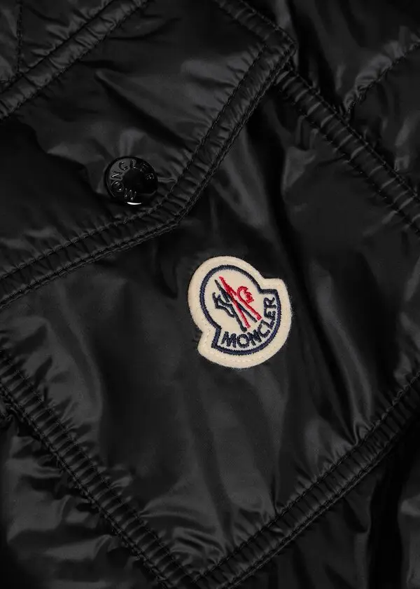 Moncler Najan Quilted Hooded Shell Jacket - Black