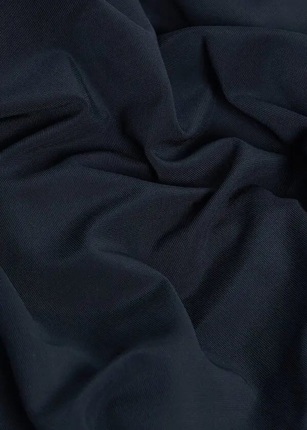 Tove Eadan Draped Stretch-jersey Maxi Dress - Navy