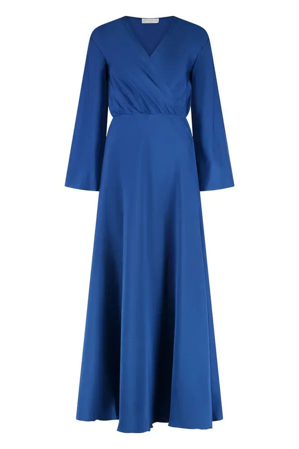 MARINELLA PICCINNO Long Silk Jumpsuit - Blue