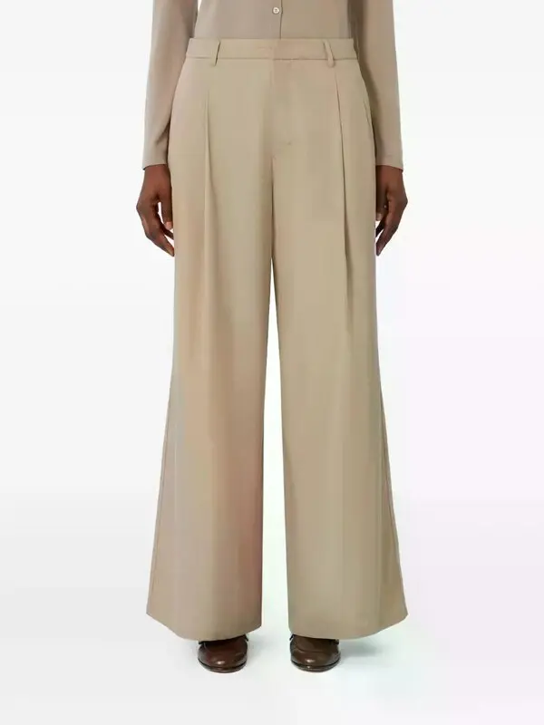 Max Mara Pleat-detail Trousers