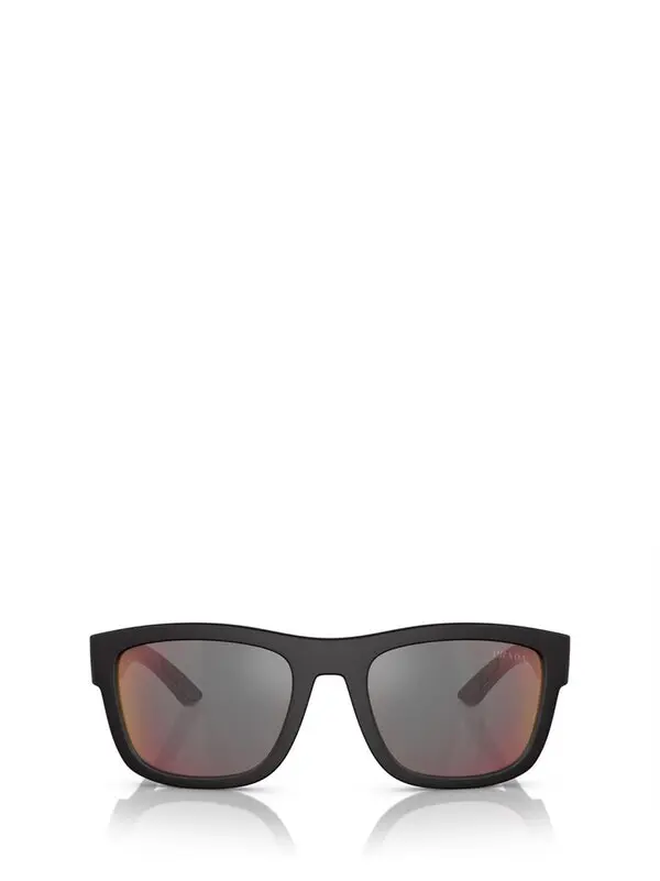 Prada Squarish Sunglasses - Black Rubber