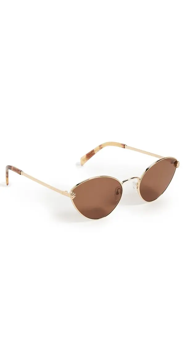 LUV LOU The Fox Sunglasses - Gold