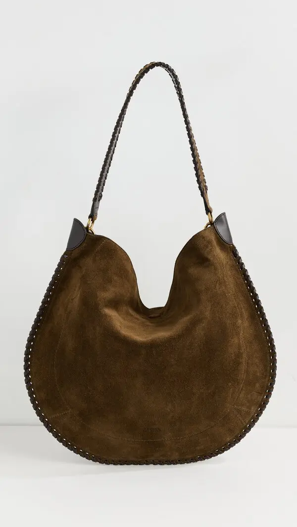 Isabel Marant Étoile Oskan Hobo Soft Shoulder Bag - Bronze