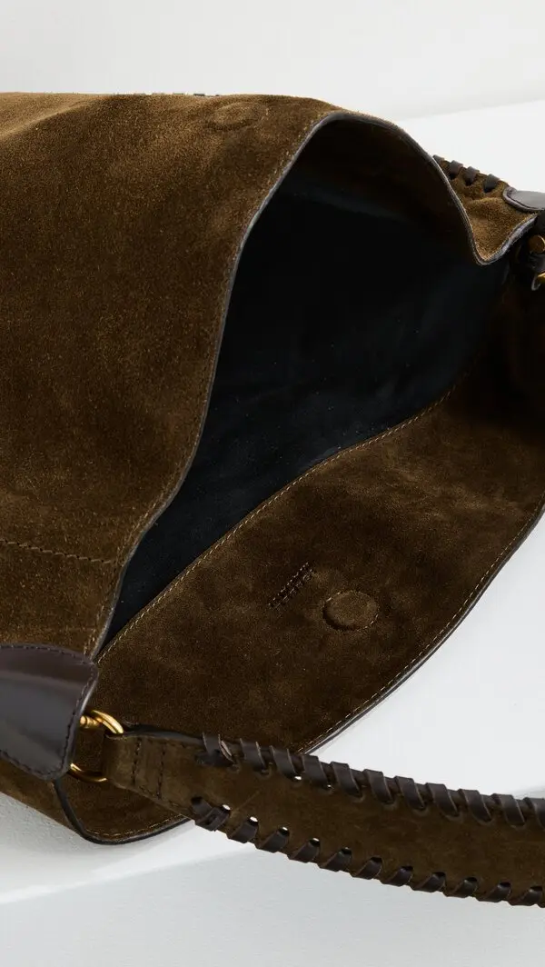 Isabel Marant Étoile Oskan Hobo Soft Shoulder Bag - Bronze