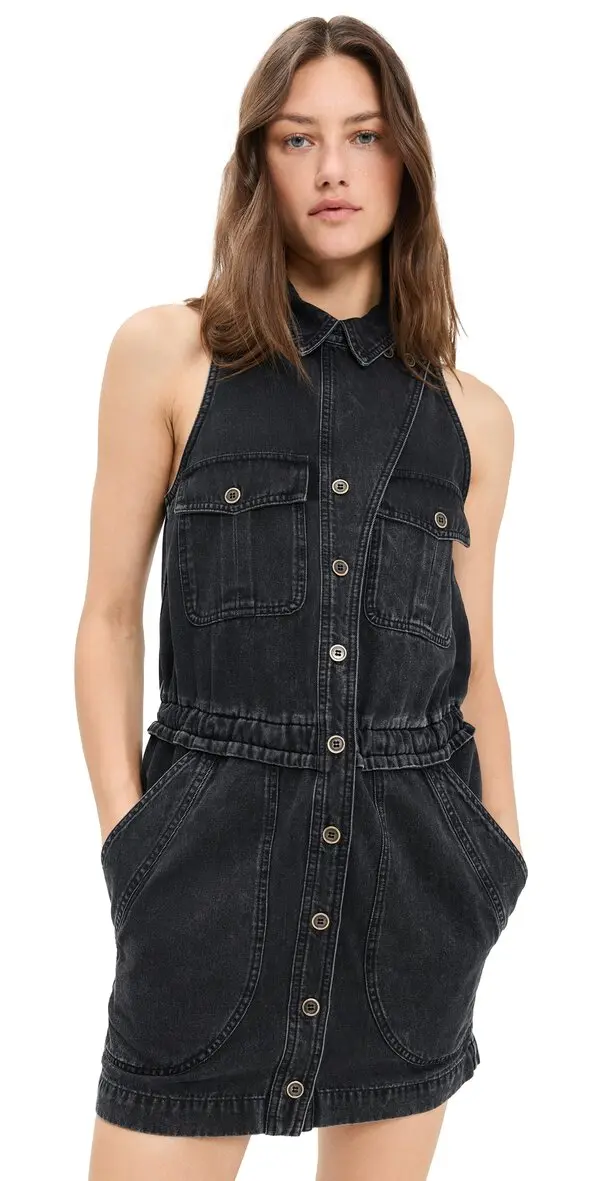 Isabel Marant Norrine Denim Mini Dress