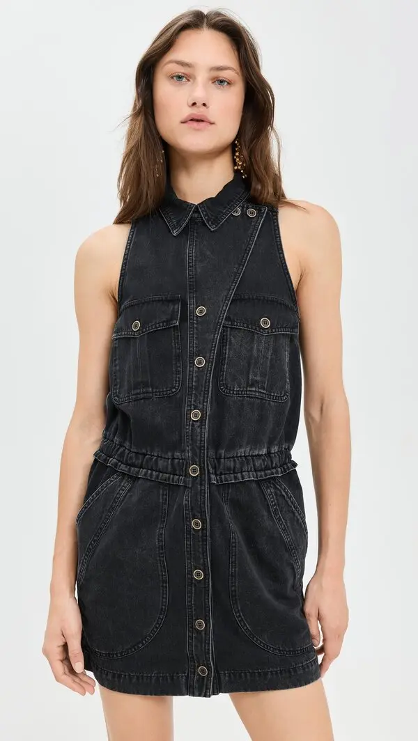Isabel Marant Norrine Denim Mini Dress