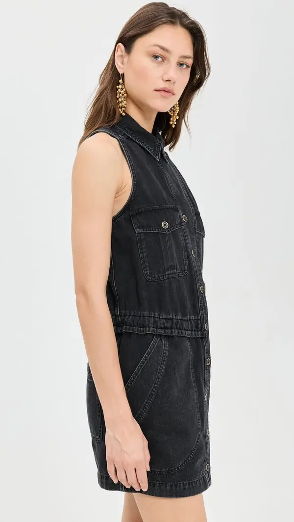 Isabel Marant Norrine Denim Mini Dress