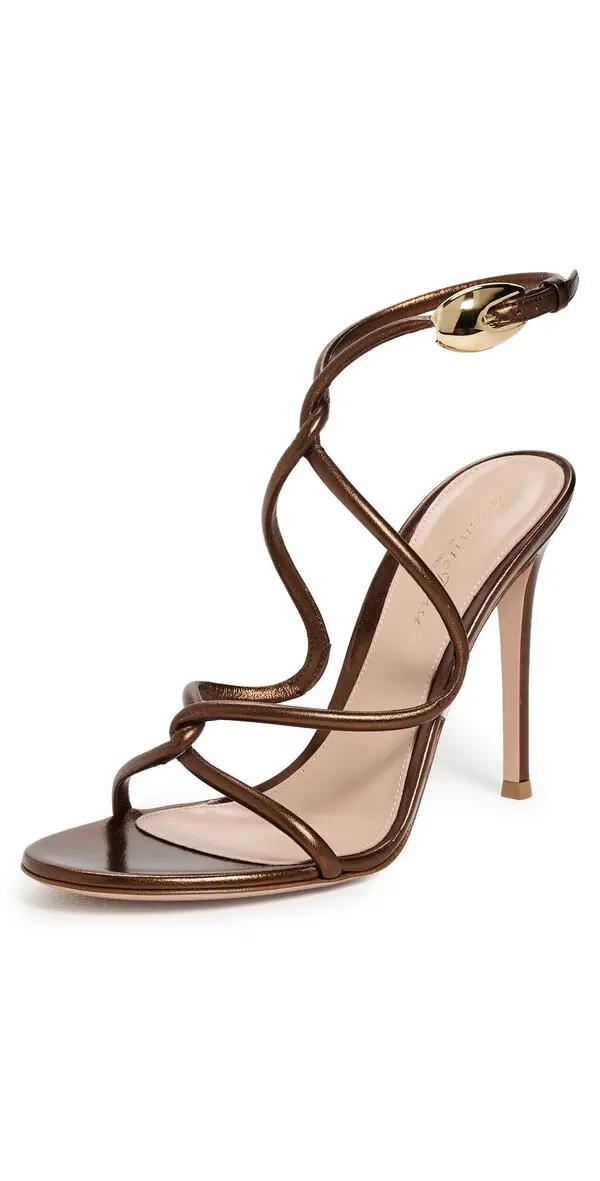 GIANVITO ROSSI Jungle Mamba Sandals - Black