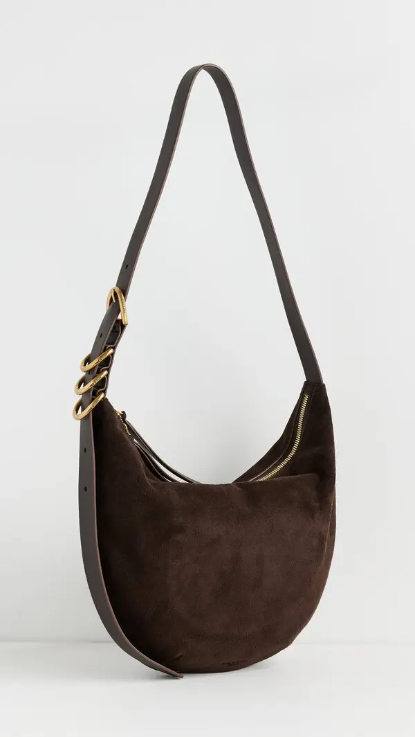 Rag & Bone Mercer Medium Hobo Bag - Choc