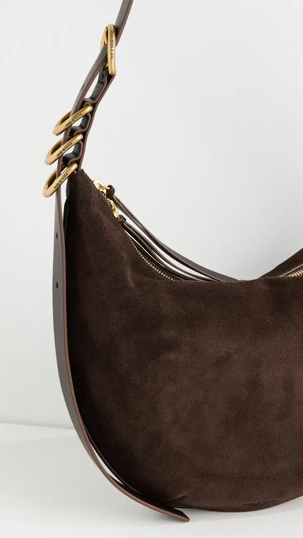 Rag & Bone Mercer Medium Hobo Bag - Choc