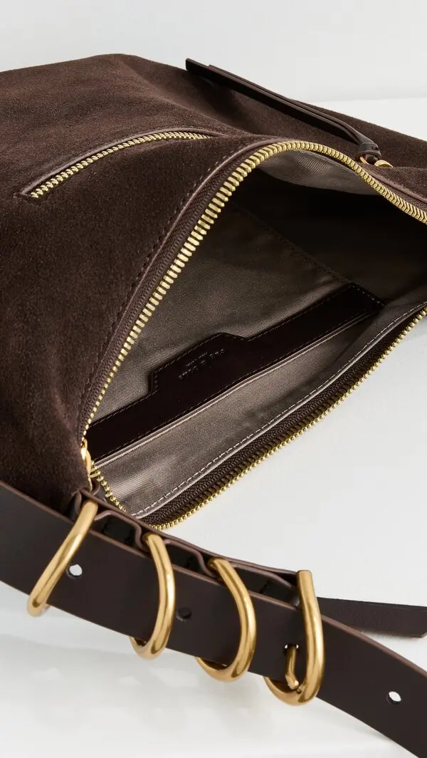 Rag & Bone Mercer Medium Hobo Bag - Choc