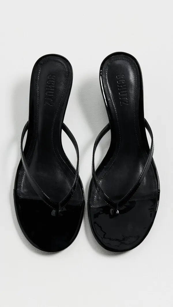 Schutz Carolyn Heeled Sandals - Black