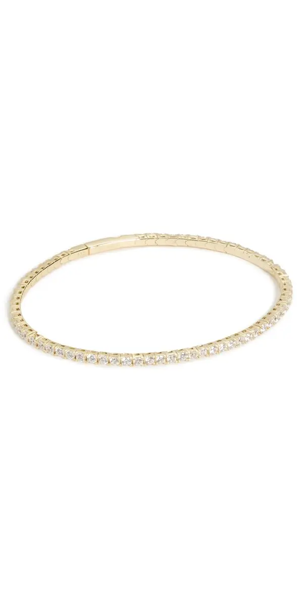 Shashi Tennis Bangle - Gold