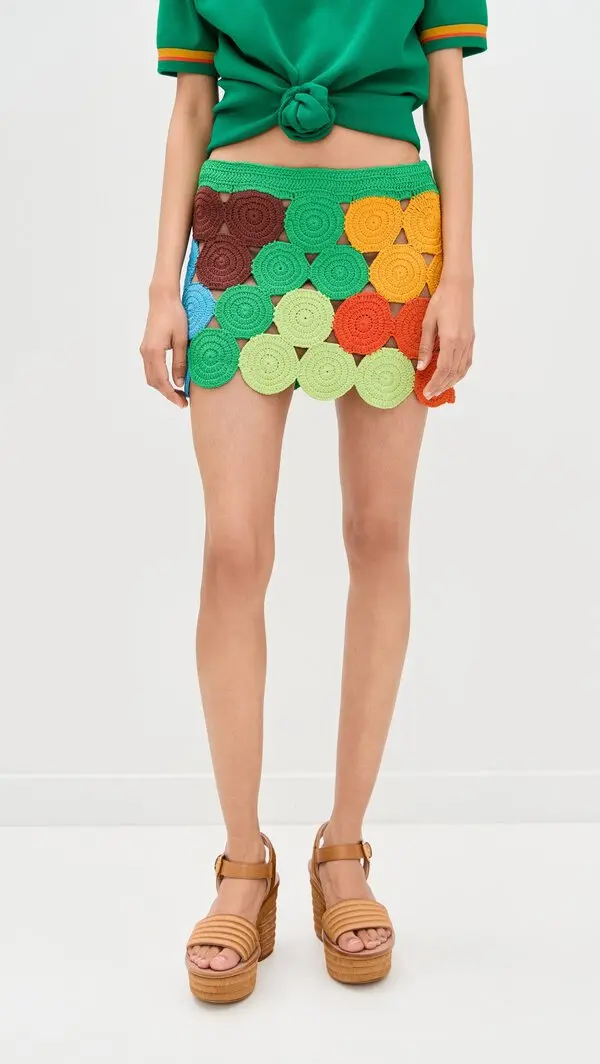 SIMONMILLER Beep Beep Mini Skirt - Island Multi