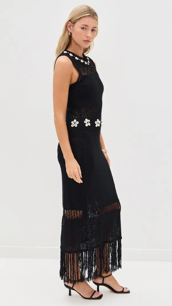 Rails Kiana Knit Midi Dress - Black
