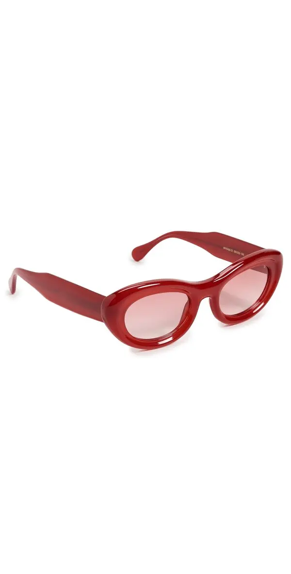 SIMONMILLER X Delarge Mirage Cateye Sunglasses - Milky Red
