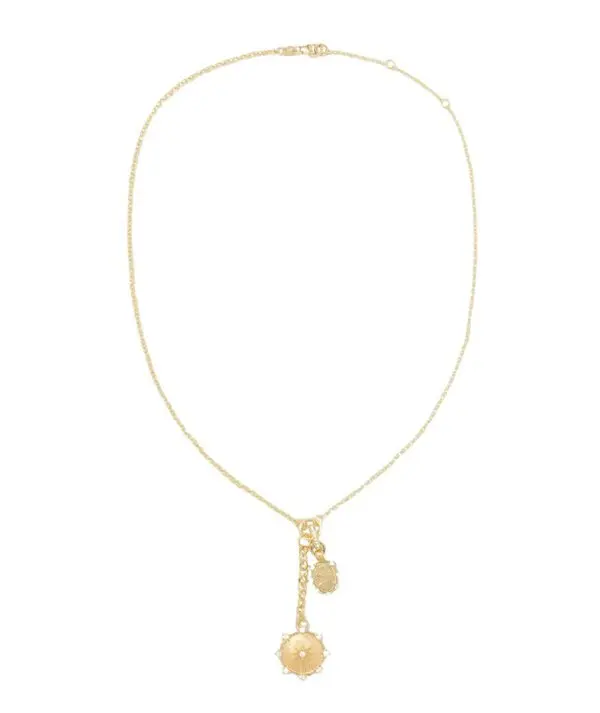 FOUNDRAE True Love And Spark 18-karat Diamond Necklace - Gold