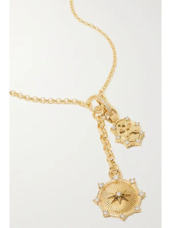 FOUNDRAE True Love And Spark 18-karat Diamond Necklace