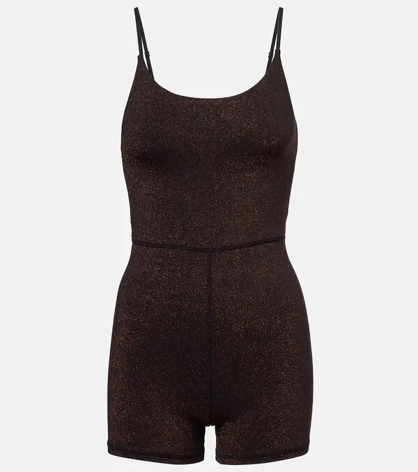 The Upside Arizona Kiva Lamé Jersey Bodysuit