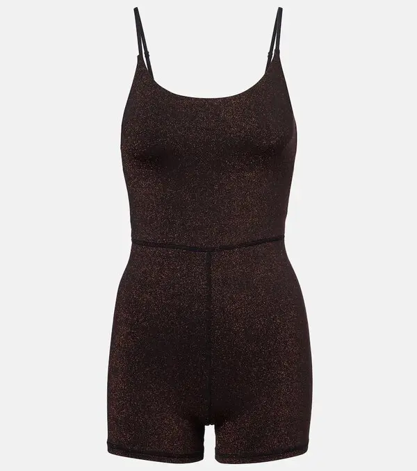 The Upside Arizona Kiva Lamé Jersey Bodysuit