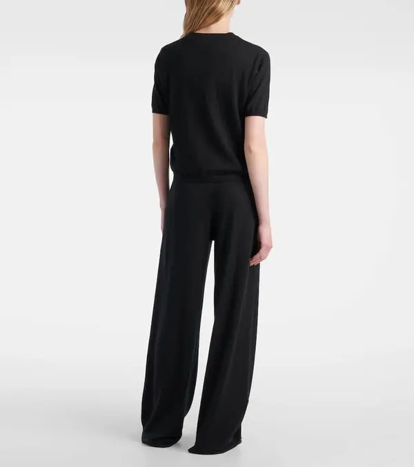 LISA YANG Charlotte Cashmere Cardigan - Black