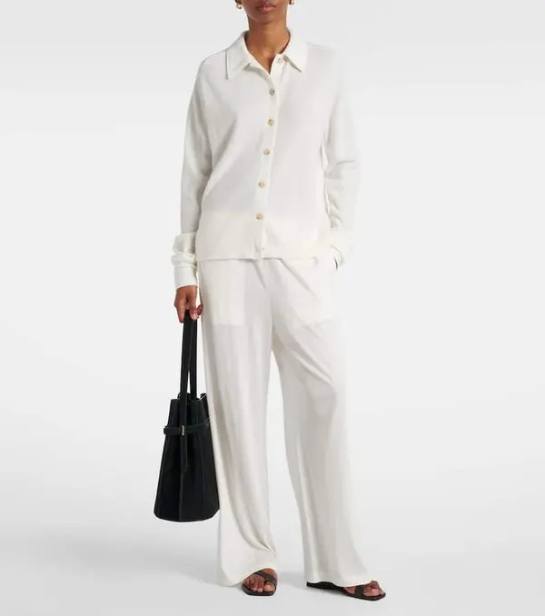 TOTEME Cashmere Cardigan - White