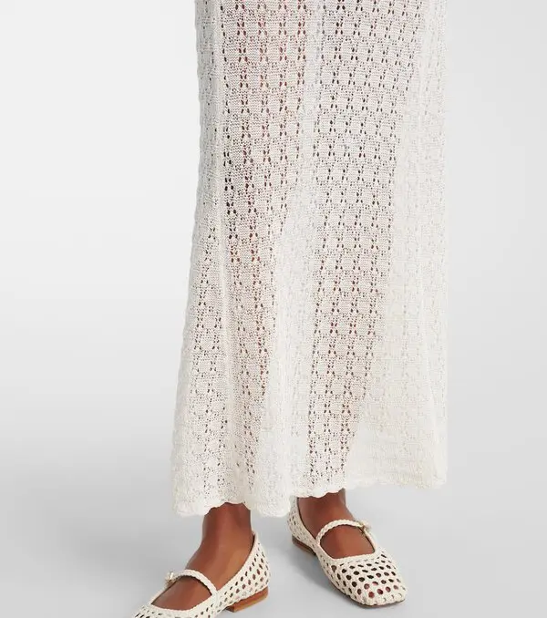 GANNI Crochet Maxi Skirt